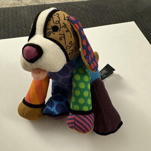 Toys | Britto Popplush Enesco Pablo Multi Color Dog Oc25 | Poshmark